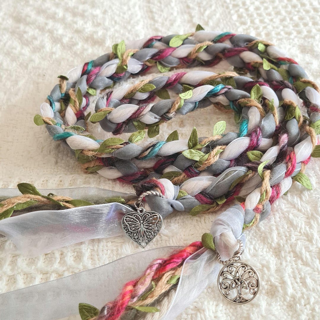 Handfasting Cord 5.5ft, Wedding Unity Rope, Multicolour Cord, Pagan ...
