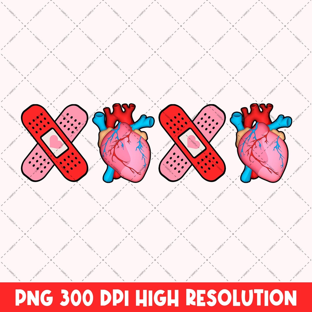 Cardiac Nurse Valentine's Day Png Cv ICU CVICU Rn V-day - Etsy