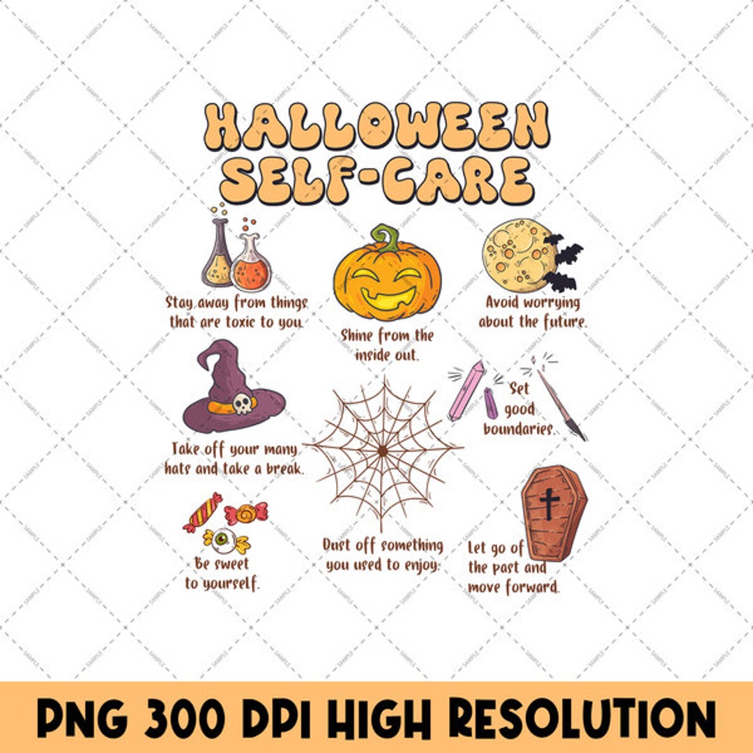 Halloween Self-love PNG, Mental Health Feel Your Feelings,school ...