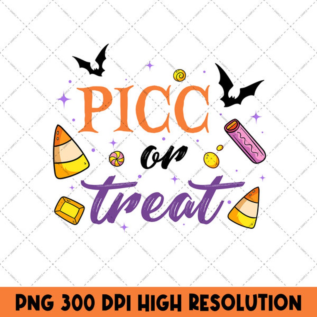 Funny PICC Nurse Halloween PNG, Picc or Treat Vascular Access Team ...