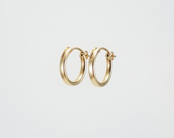 Small Gold Hoop Earrings - Etsy