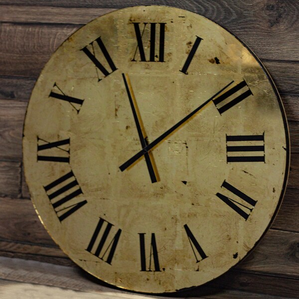 Distressed Clock - Etsy