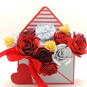 Personalized Floral Birthday Card, Floral Postcard, 3D Flower Envelope ...
