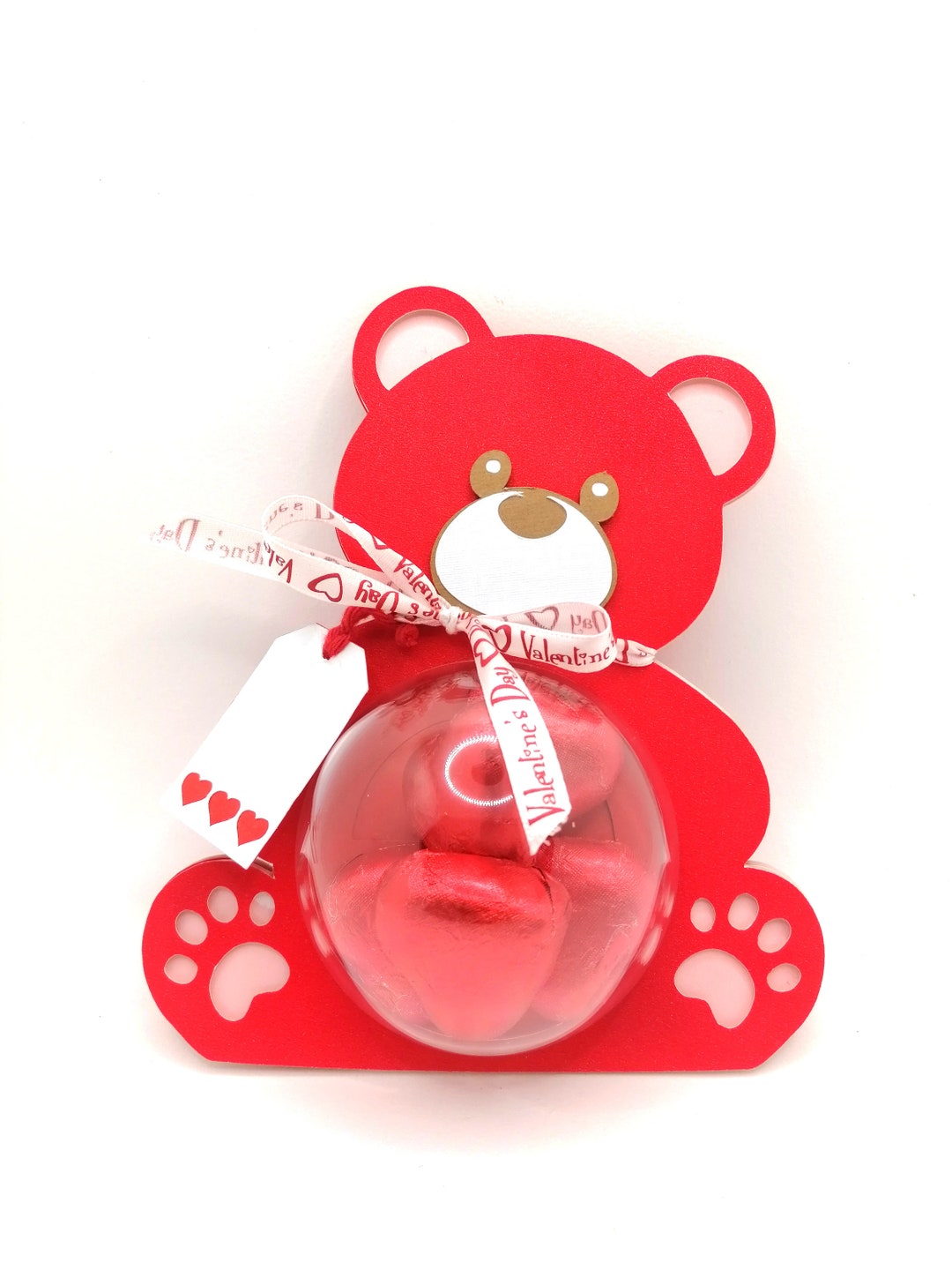 Orsetto San Valentino Porta Caramelle, Regalo Orsetto Teddy per ...