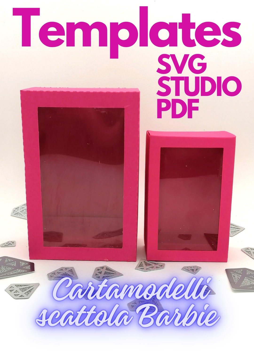 Digital Pattern Gift Box, Party Favor Decoration, Barbi Party Gift Box ...