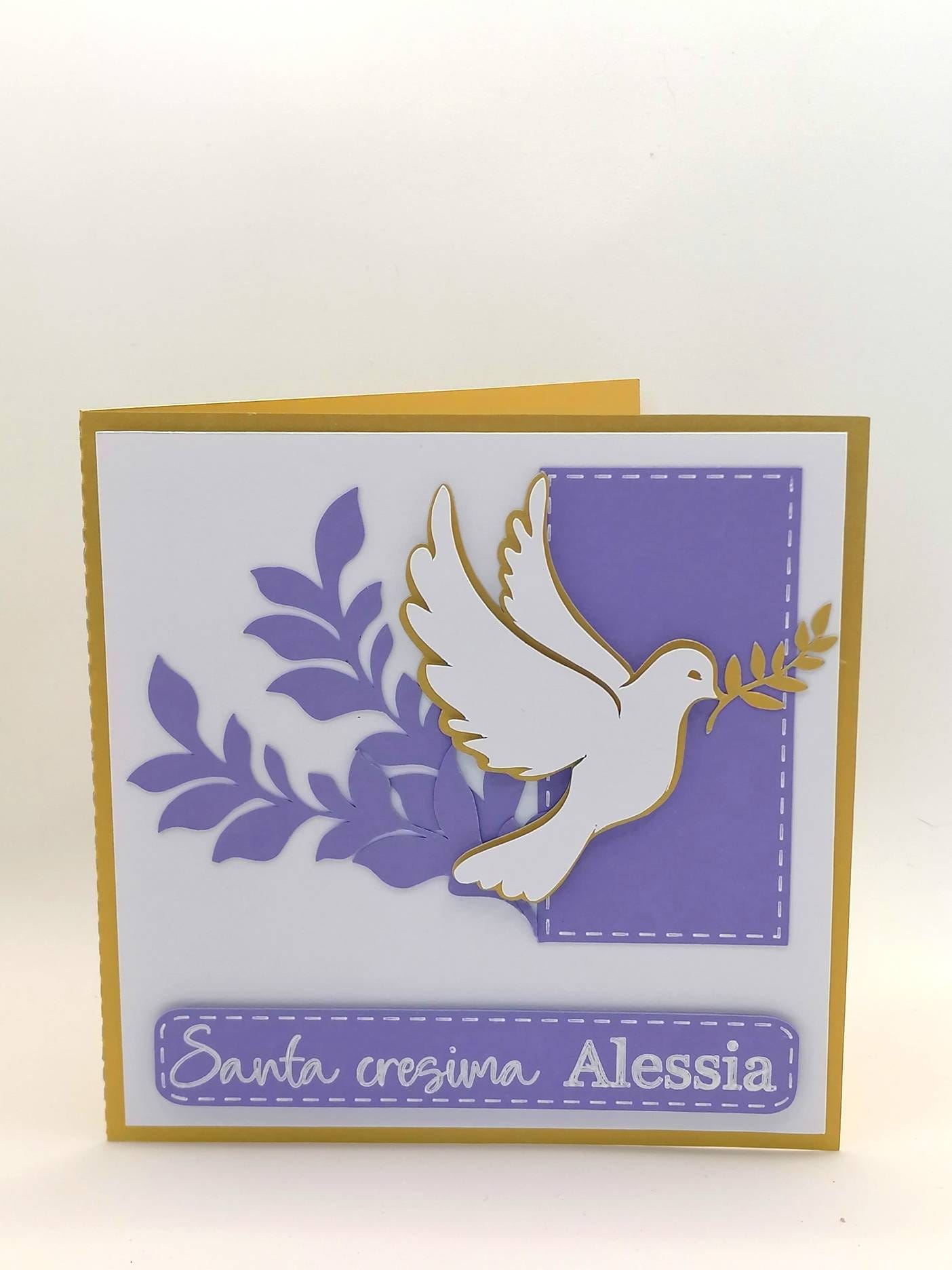 Biglietto auguri di Santa Cresima personalizzato biglietto - Etsy Italia