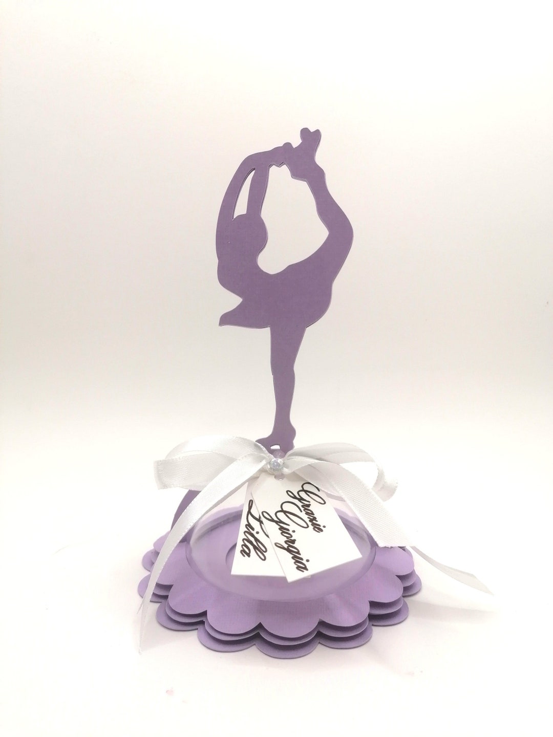 Skater or Ballerina Favor, Confetti Holder, Guest Gift Holder, Ballet ...
