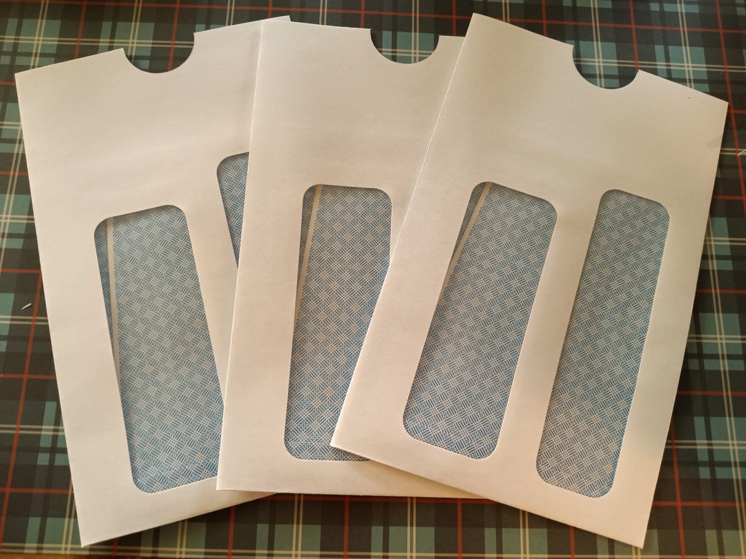 3 Window Envelope Pockets. Junk Journal Supplies. Embellishments ...