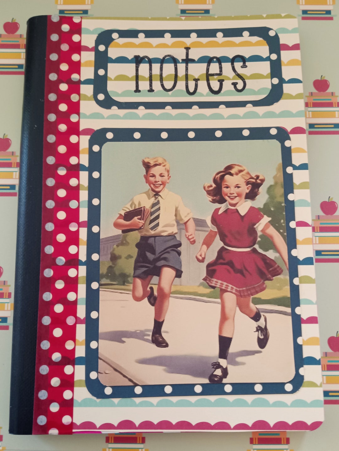 New Size! Altered Composition Notebook. 5 X 7 Inches. Vintage School ...