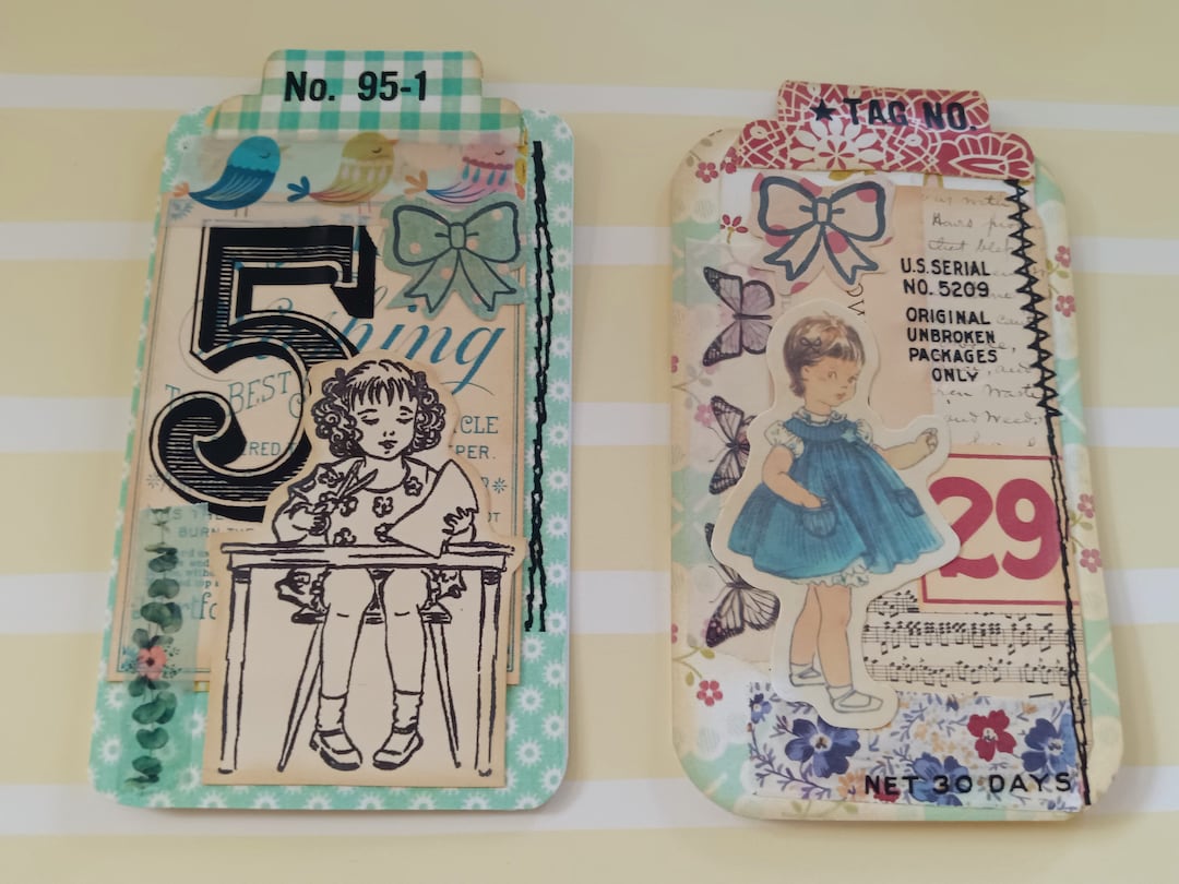 2 Jumbo Altered Hidden Paper Clips. Set of 2 Hidden Paper Clips. Junk ...