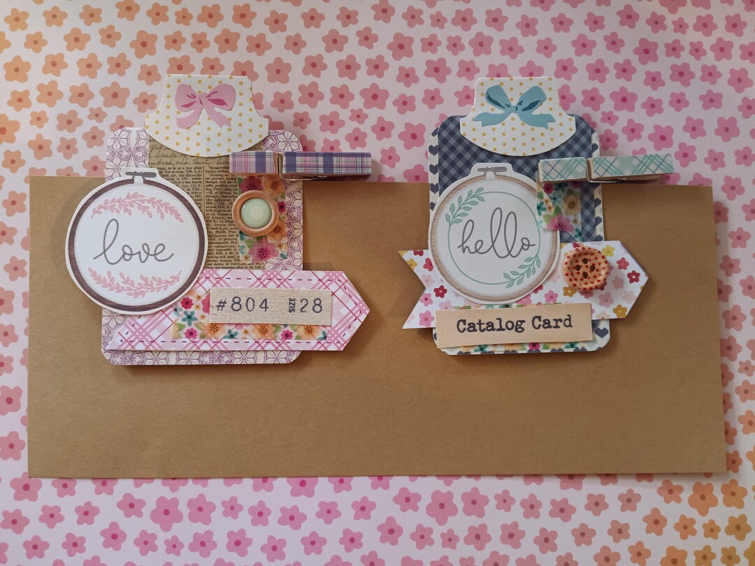 2 Hidden Paper Clips. Junk Journal Supplies. Embellishments. Set of 2 ...