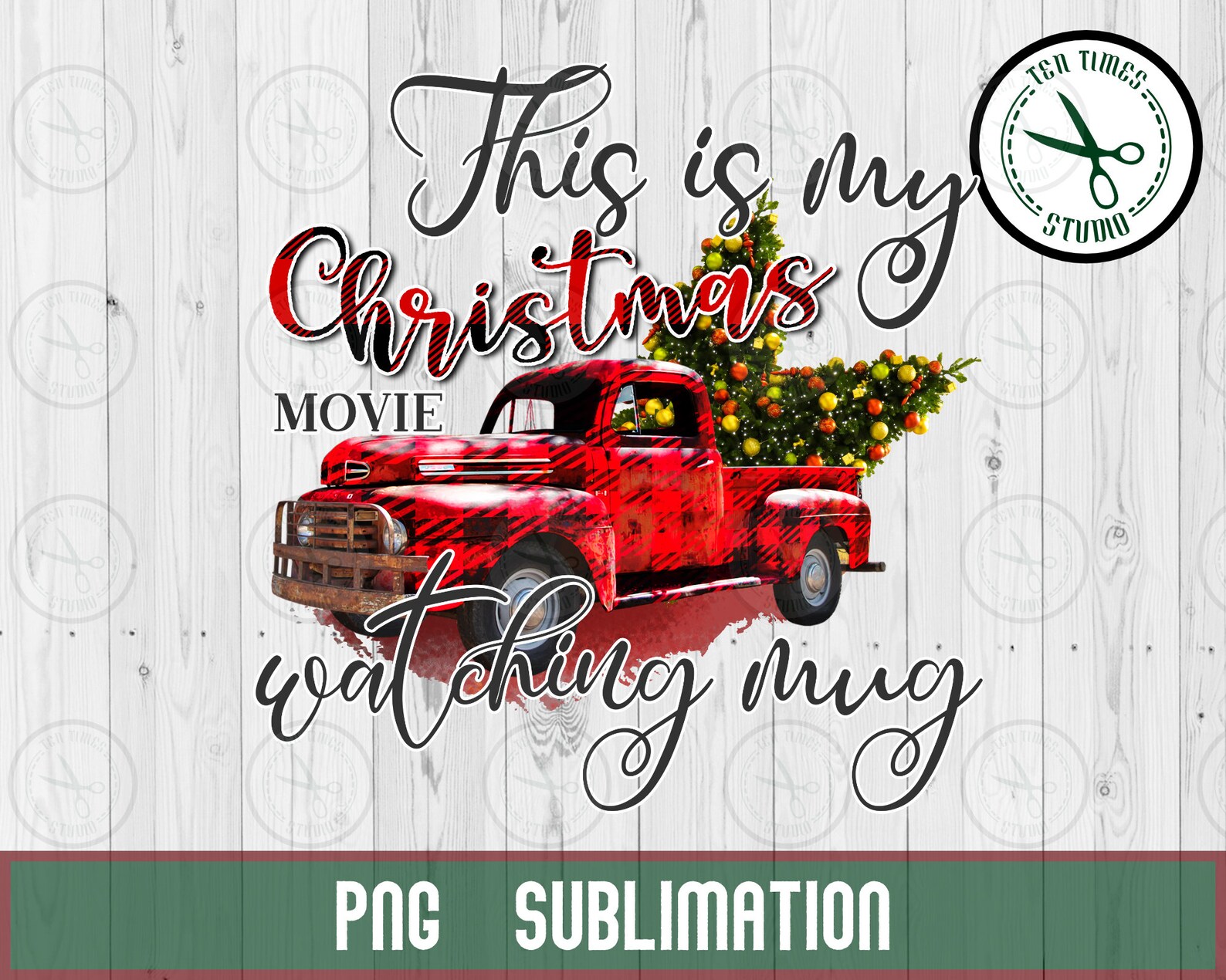Christmas Sublimation This is my Christmas Movie Mug Shirt | Etsy