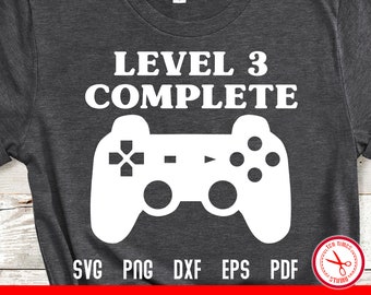 Level 3 Unlocked Svg - Etsy