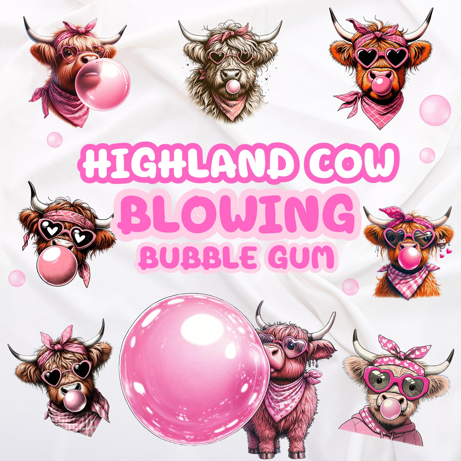 8 Cool Highland Cow PNG Clipart, Valentine Day Highland, Highland Cow ...
