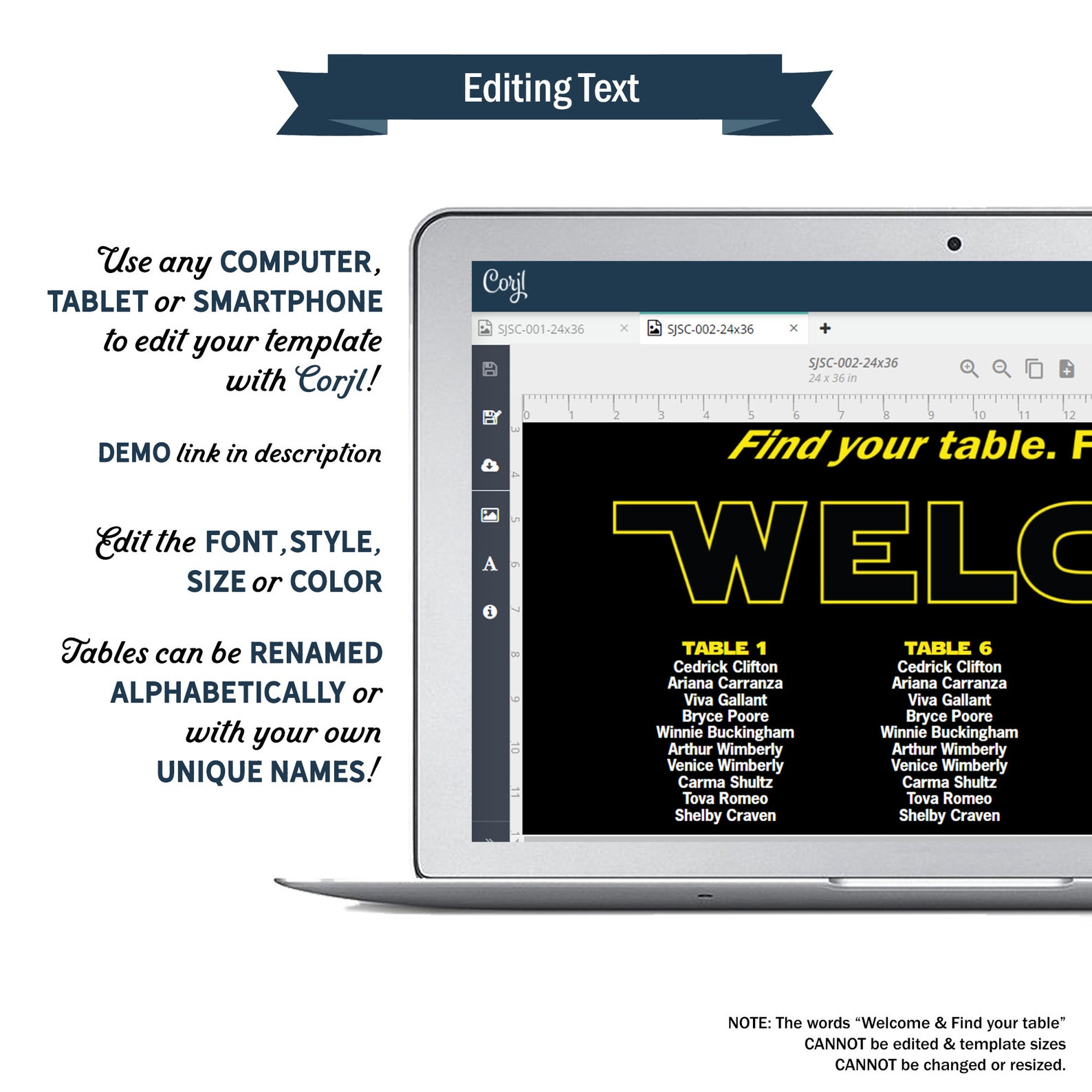 Star Wars Wedding Seating Chart Template Wedding Seating - Etsy