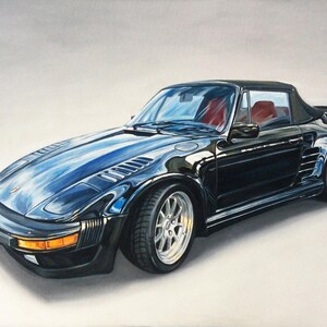 Custom Vehicle Portrait on Canvas. Custom Car Oil Painting ...