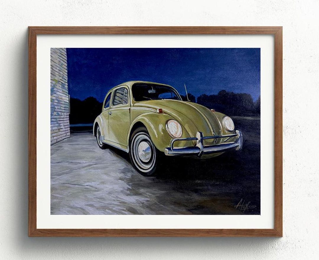 Custom Car Oil Painting Portrait, Personalized Vehicle on Canvas - Etsy