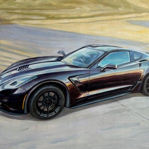 Custom Car Oil Painting on Canvas, Personalized Vehicle Portrait - Etsy