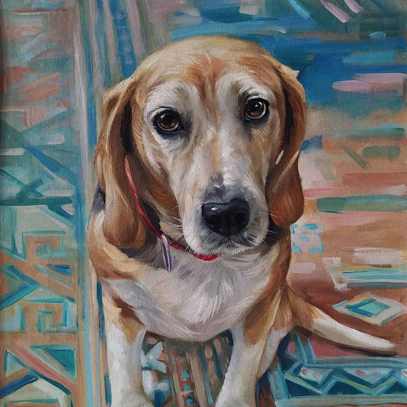 Abstract Pet Portrait - Etsy