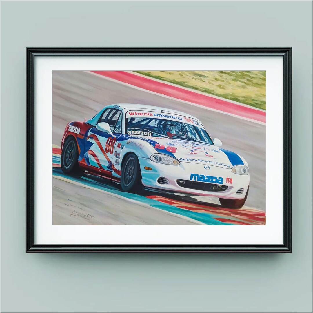 Custom Hand-painted Sports Car Oil Painting on Canvas - Etsy