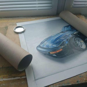 Custom Vehicle Portrait on Canvas. Custom Car Oil Painting ...