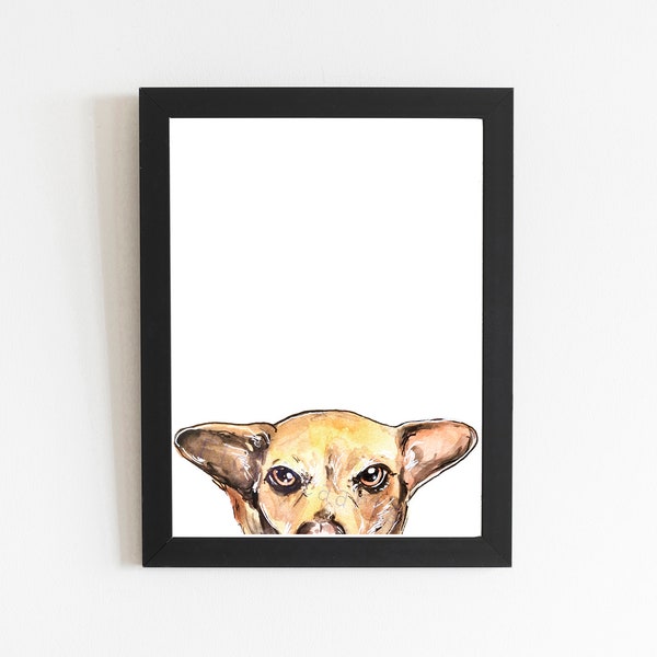 Chiweenie Dog Drawing - Etsy