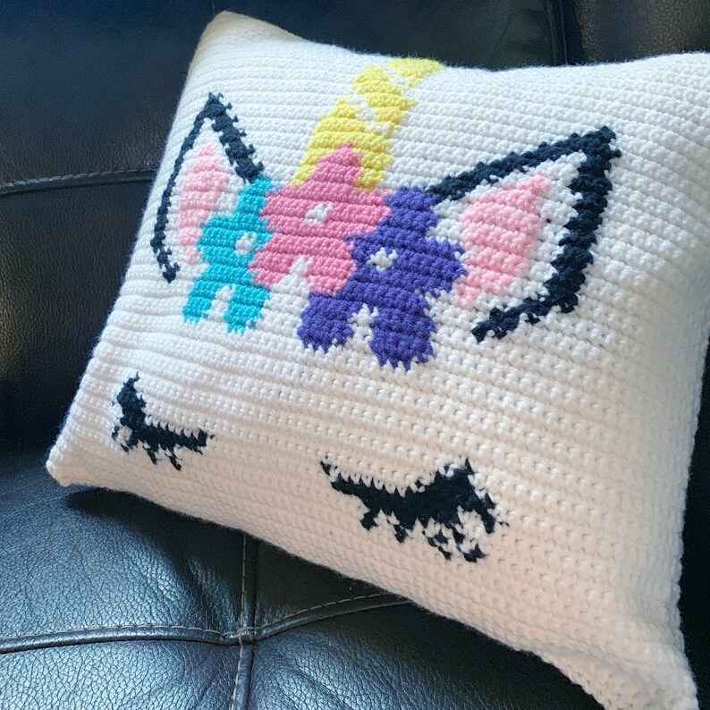 Unicorn Crochet Pillow Pattern - Etsy