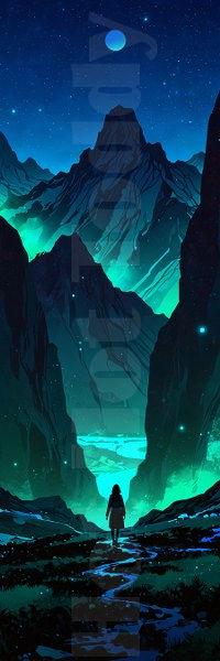 8 Printable DIY Bookmarks | Digital Art Download - Wanderer 1 - Etsy