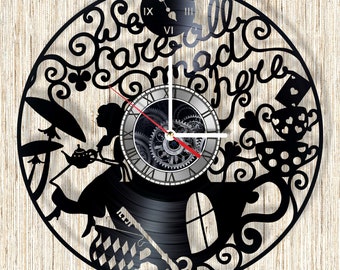 White rabbit clock | Etsy