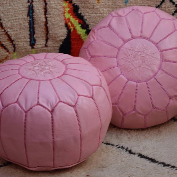 Pink Poufs - Etsy