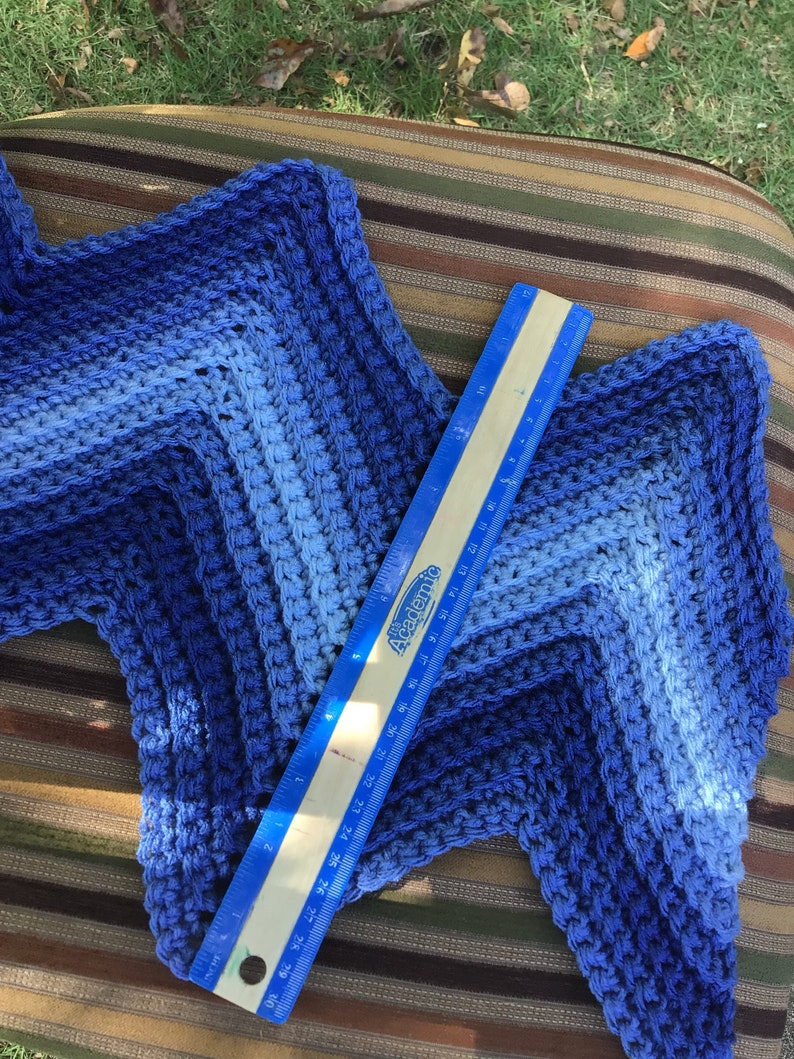 Zig-zag Afghan Pattern - Etsy