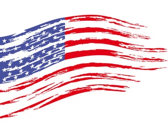 Distressed American Flag 16 Download Svg, Png, Pdf, Eps - Etsy