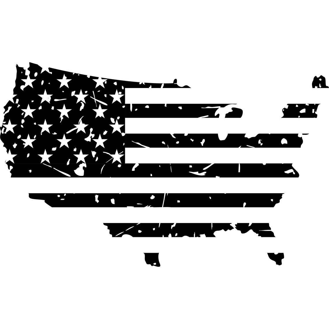 Distressed American Flag 5 Download Svg Png Pdf Eps - Etsy