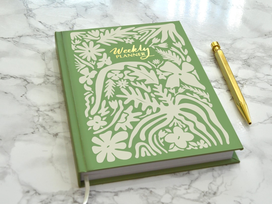 A5 Undated Weekly Planner 2026 Diary - Gift Journal Organiser ...
