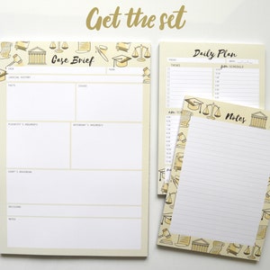 Law Student A5 Daily Planner | Gifts for Law Students, Law School ...