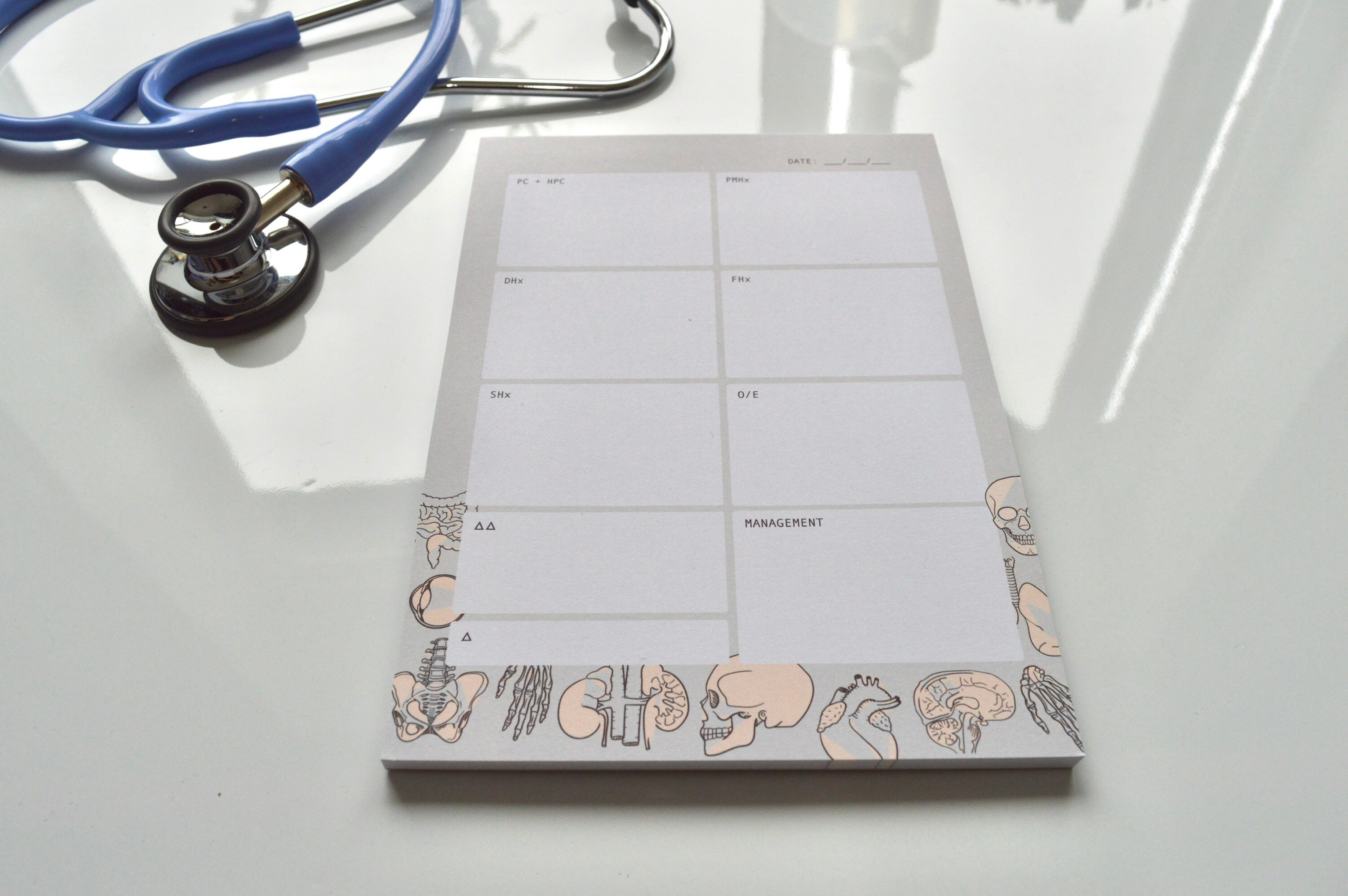 History Taking Template for Medical Students A5 Notepad - Etsy UK