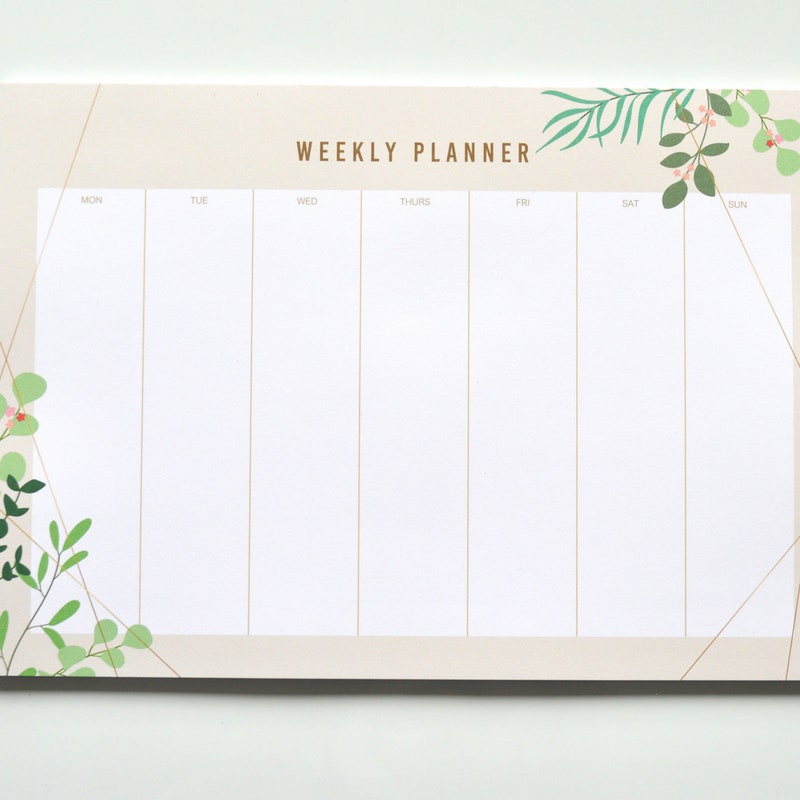 Weekly Planner Pad - Etsy