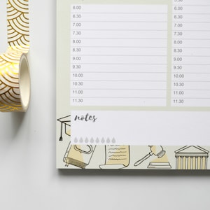 Law Student A5 Daily Planner | Gifts for Law Students, Law School ...