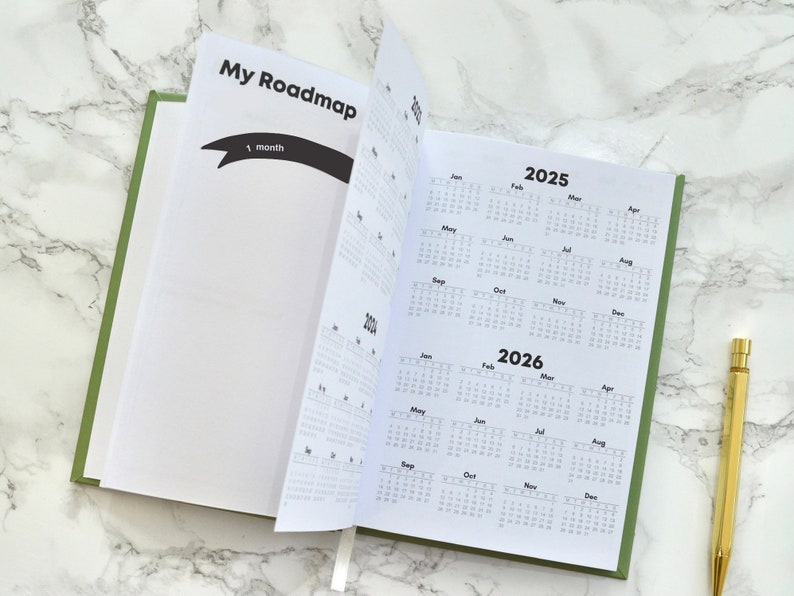 A5 Undated Weekly Planner 2026 Diary - Gift Journal Organiser ...