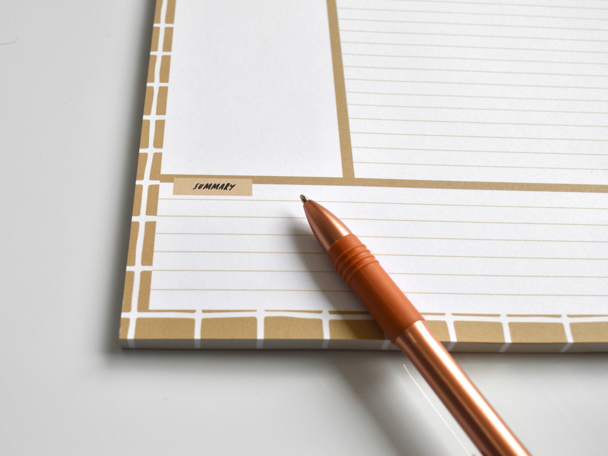 Coffee Grid A4 Cornell Notepad Cornell Notes Template - Etsy