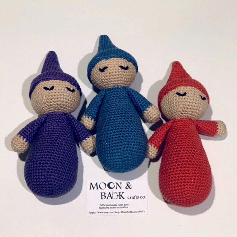 Snuggle Baby Doll, Montessori and Waldorf Inspired Doll, Crocheted Doll ...