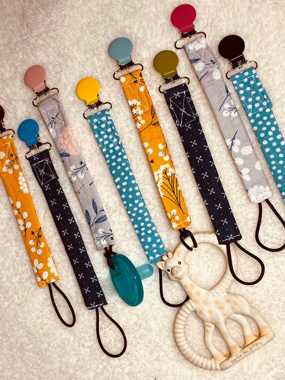 Baby Binky Clip, Bink Link, Baby Stocking Stuffer, Baby Shower Gift - Etsy