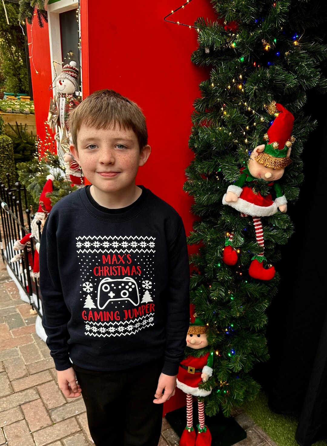 Christmas Gaming Jumper - Kids or Adults Christmas Sweater - Sweatshirt ...