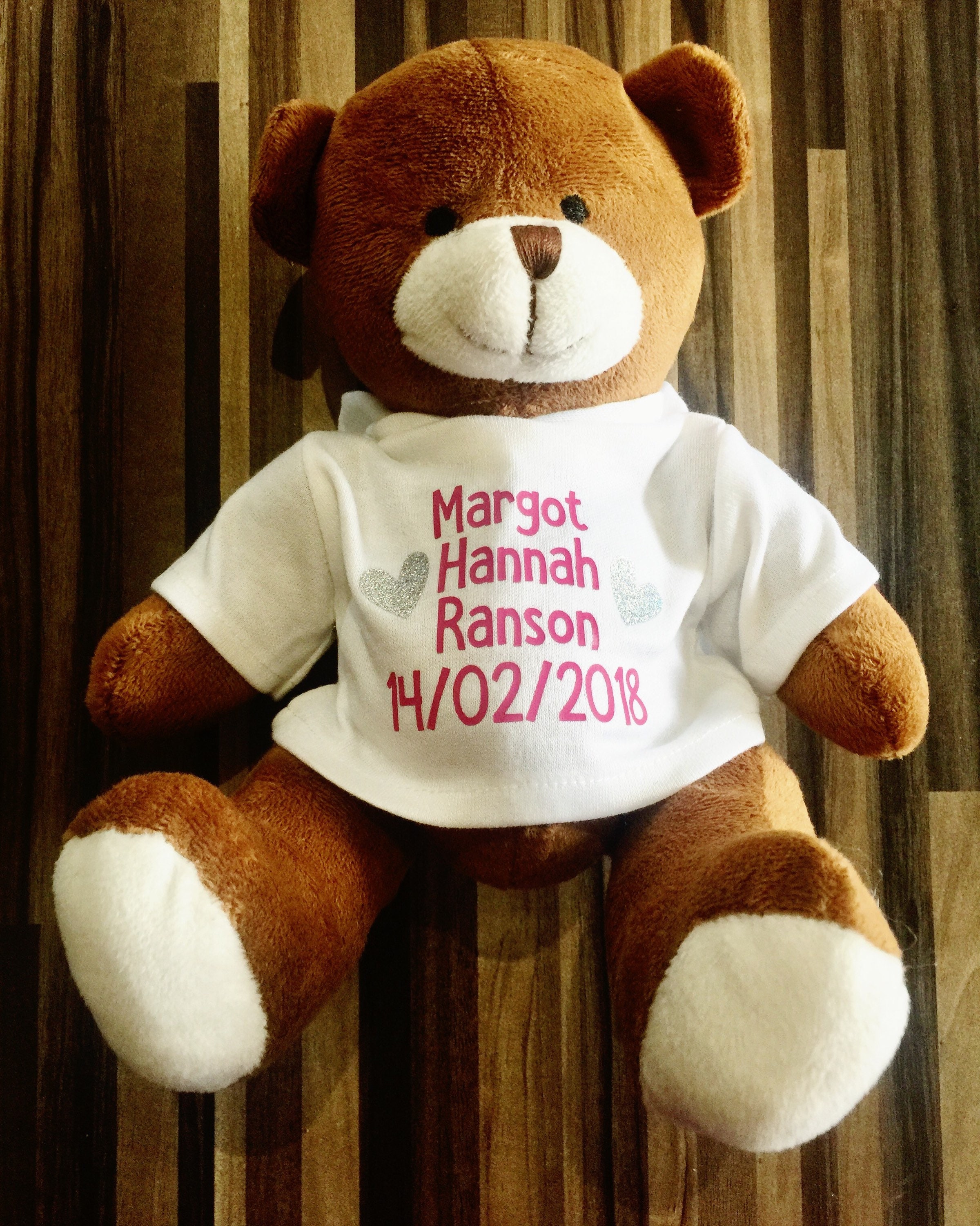 Personalised Teddy Bear With Custom T-shirt – Get Well Soon Gift - Etsy