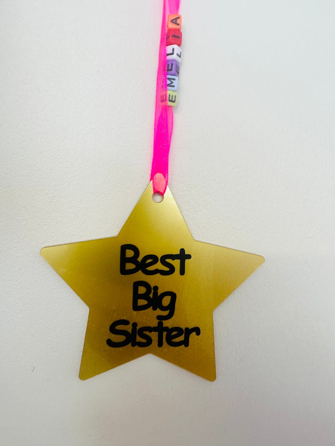 Big Brother Medal - Big Sister Award - Sibling New Baby Gift- Best Big ...