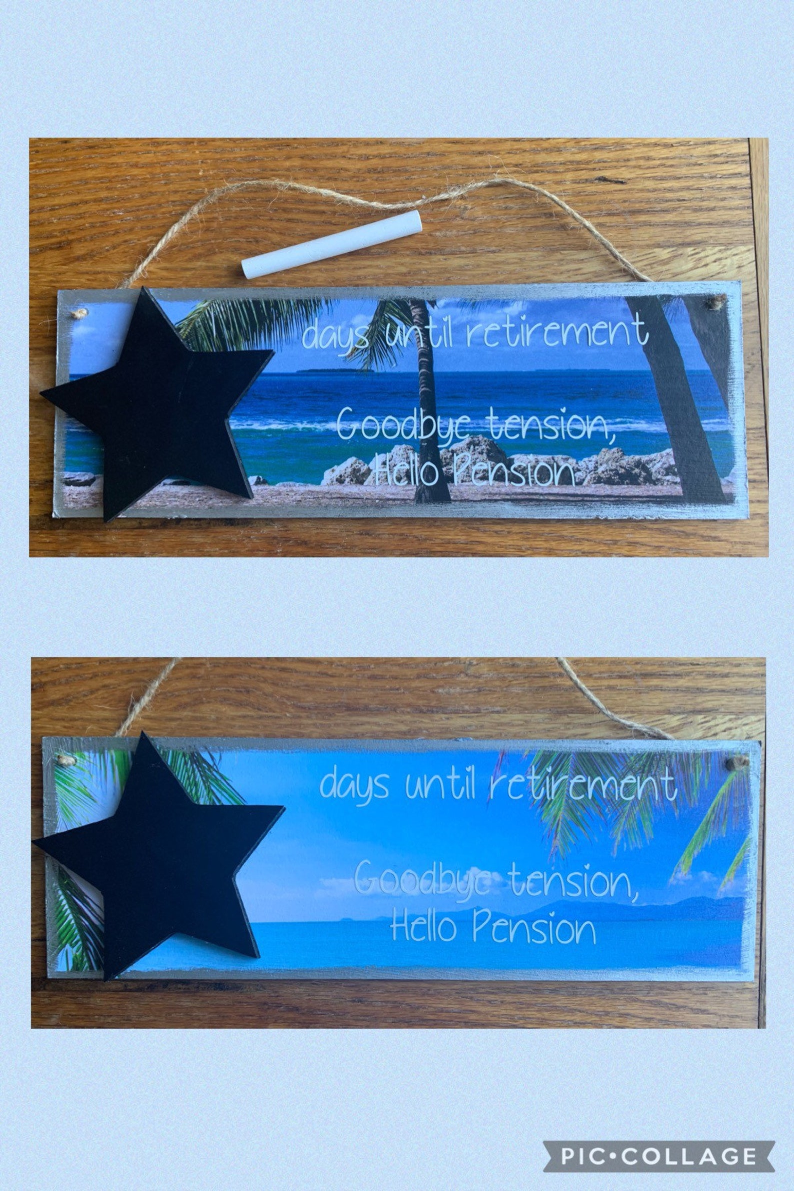 Retirement Countdown Plaque Pension Countdown Retirement | Etsy