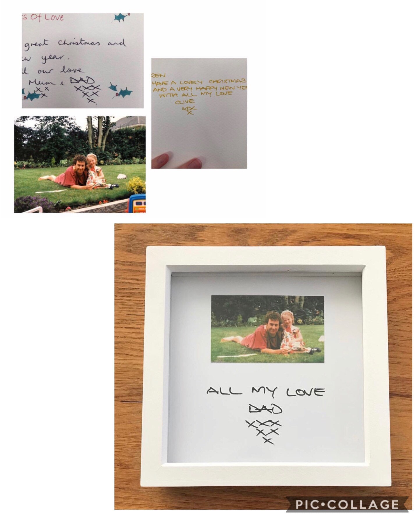 Loved Ones Handwriting Frame Memorial Frame Remembrance - Etsy