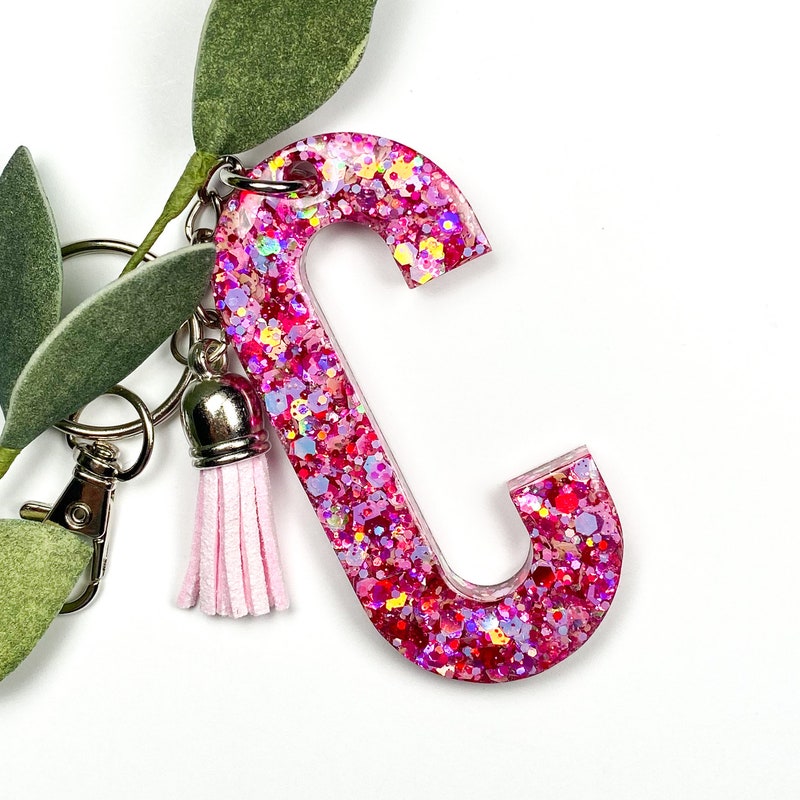 Alphabet Keychain - Etsy