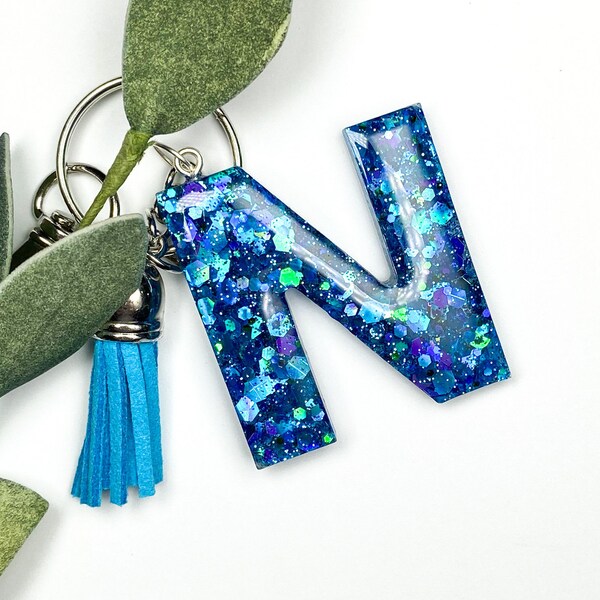 Alphabet Keychain - Etsy