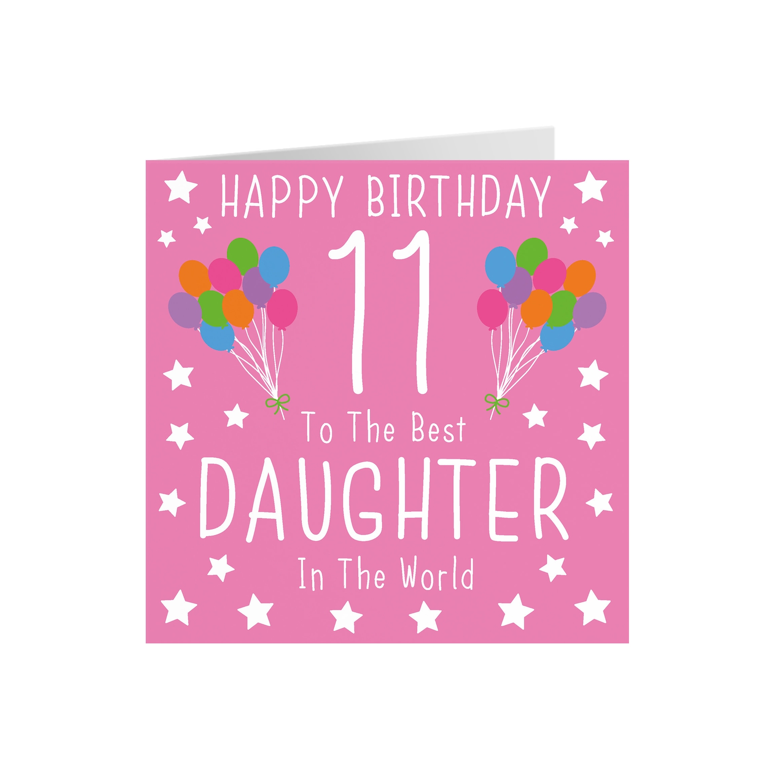 Daughter 11th Birthday Card - Happy Birthday - 11 - to the Best ...